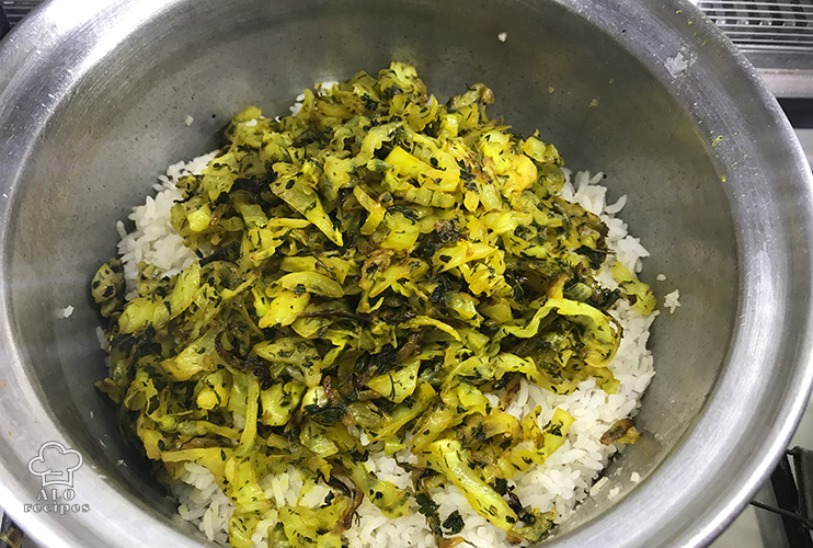 Kalam Polo Recipe (Shirazi) - Persian cabbage rice